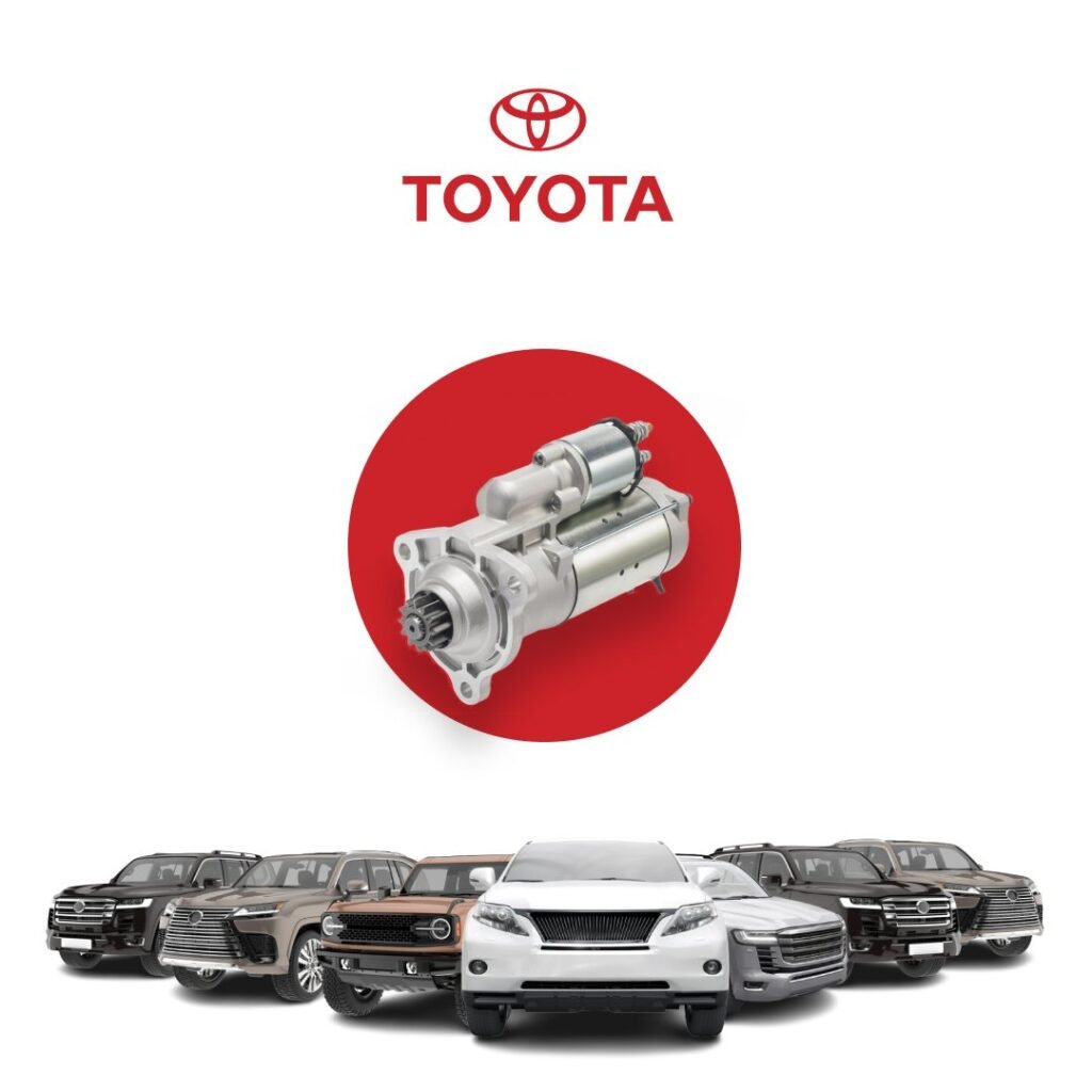 Toyota Starter Motor - Genuine and Aftermarket Starter Motor